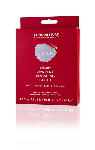 UltraSoft® Silver Jewelry Polishing Cloth – Connoisseurs Jewelry Cleaner